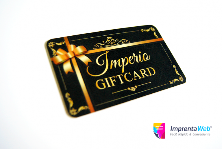 Impresión de Gift Cards, Pack de 100 unidades Tiro y Retiro con Puntas ...